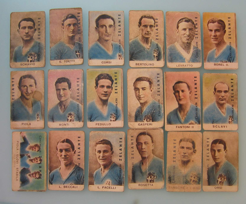 State the main phenotype in this Italian national team of the 30s